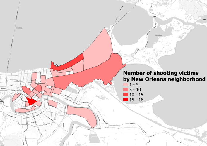 New Orleans mass shootings: 5 take place in 2 months | Crime/Police ...