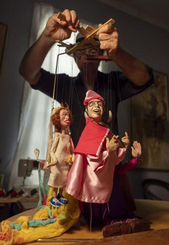 His handmade marionettes are the stars in artist and musician Harry ...