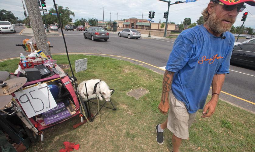 Homeless drummer marches to his own beat -- and he's happy | Archive ...