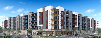 the apartment complex