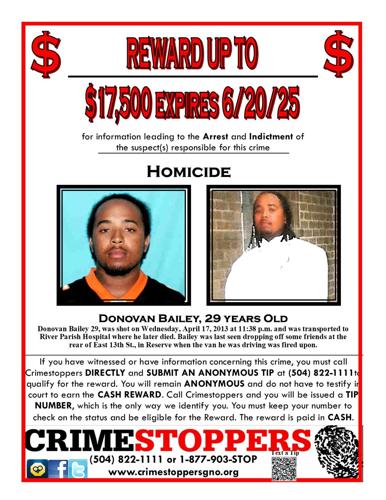 Donovan Bailey's family offers Crimestoppers reward | Crime/Police ...