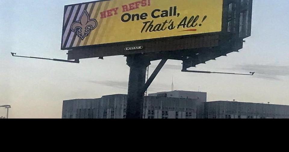 Morris Bart to NFL refs: One Call, That’s All! | Saints | nola.com