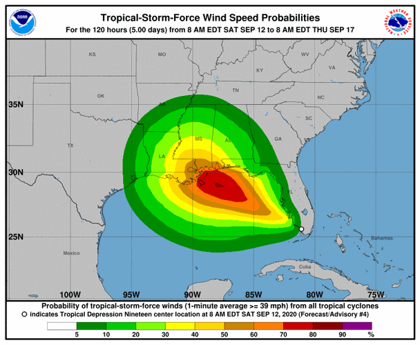 Tropical Storm Sally forms in Gulf of Mexico, aims for Louisiana; see ...