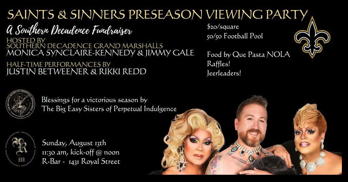 Southern Decadence Grand Marshalls host ‘Saints and Sinners’ fundraiser ...