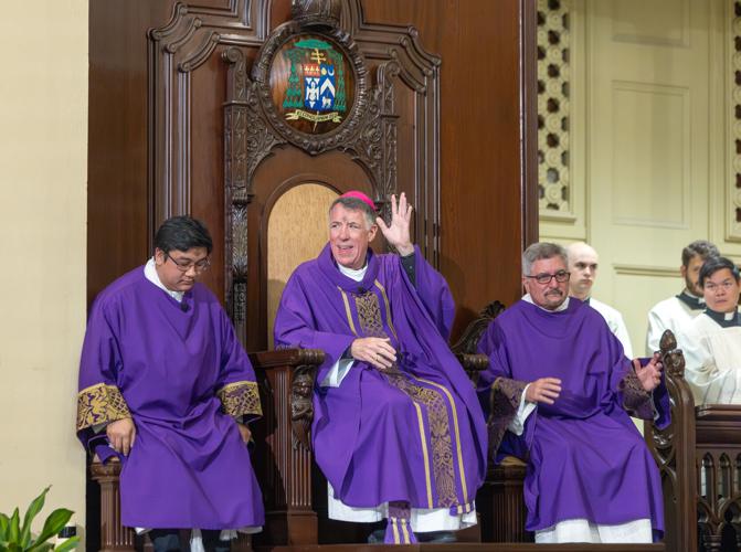 Huge crowd greets Archbishop Checchio for Ash Wednesday Mass | News ...