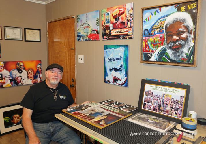 Terry Marks Sr. honored to paint legends of N.O. music | Archive | nola.com