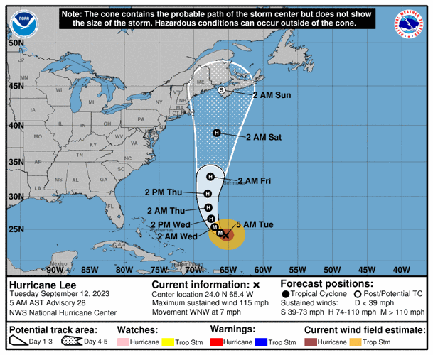 Hurricane Margot forms; disturbance near Africa to form | Hurricane ...