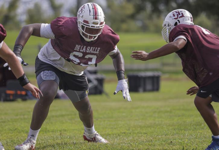 Caden Jones brings uncommon height and wingspan to De La Salle ...