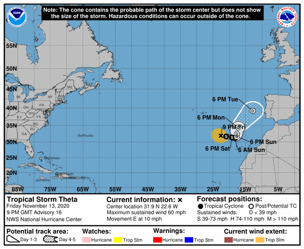 Another tropical storm, Iota, named during record-breaking 2020 ...