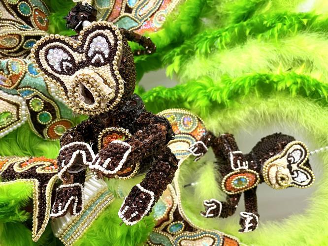 Mardi Gras Indian Shaka Zulu's “Monkey Mosaic” suit | Arts | nola.com