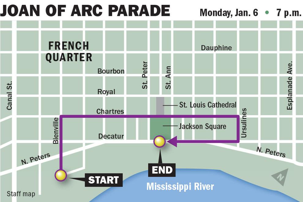 Mardi Gras in New Orleans: See maps for these 5 parades to kick off ...
