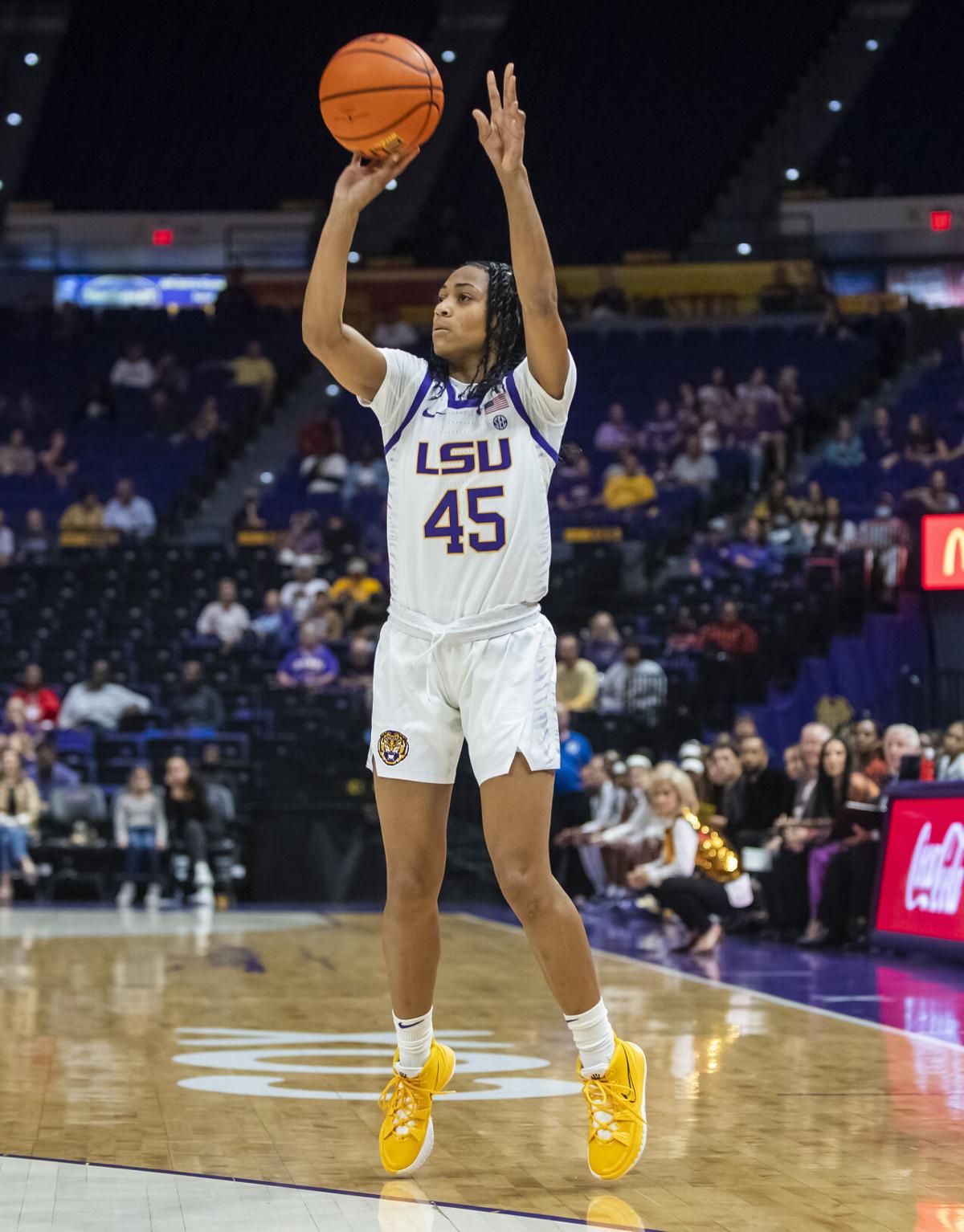 LSU women's early-season onslaught continues in 70-point rout of ...