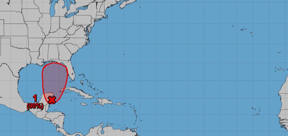Subtropical Storm Alberto: See 1st official projected track, possible ...