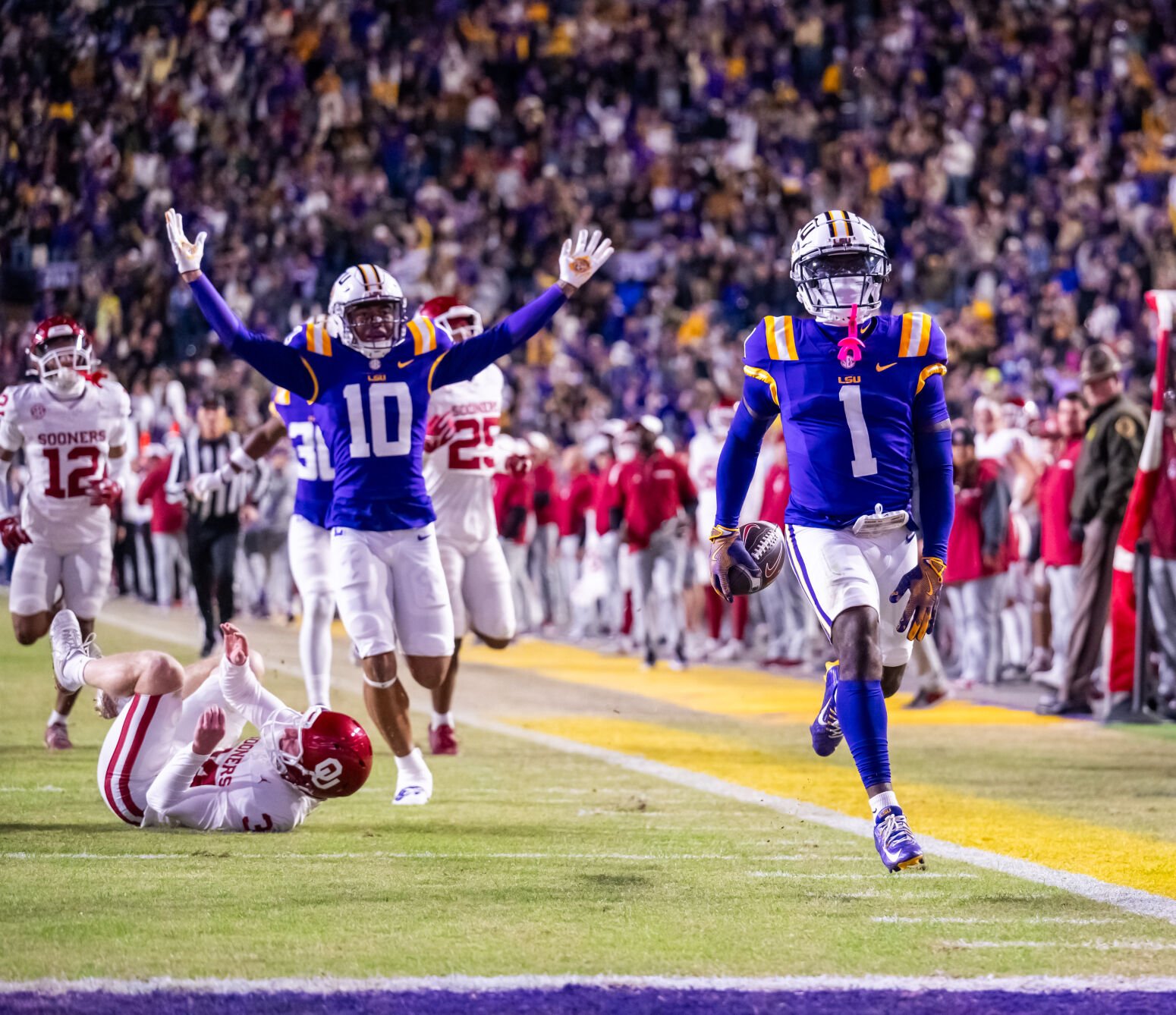 LSU-Oklahoma: Aaron Anderson's return TD shifts momentum | LSU | nola.com