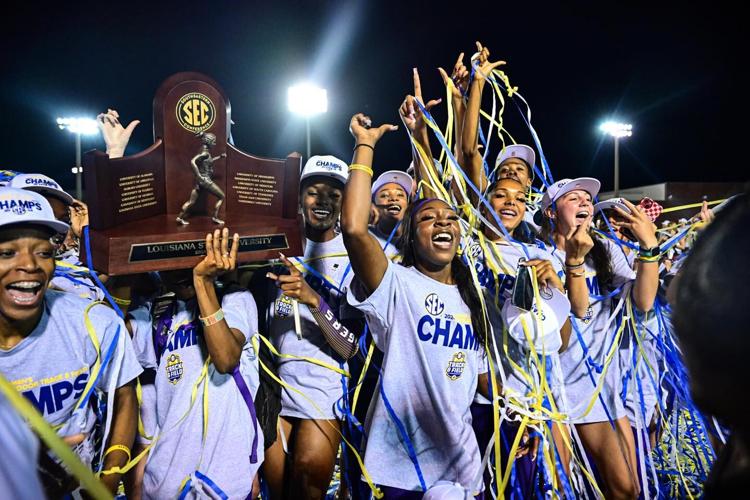 LSU women's track and field dominates on final day to take SEC title ...