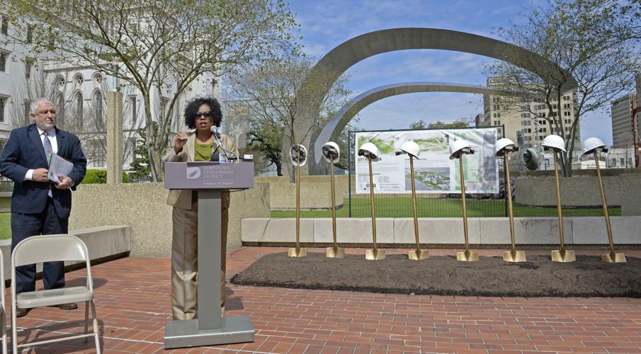 Officials break ground on greenspace for Baton Rouge's 'front porch ...