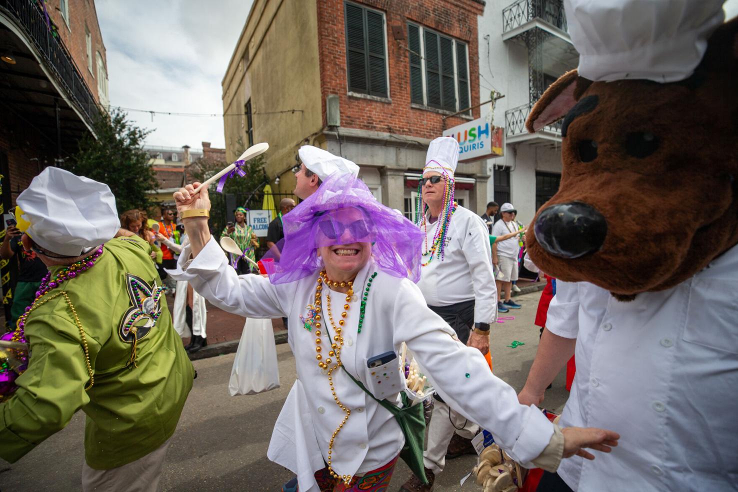 NOLA Mardi Gras parades Cork, Lafcadio toast food, drink | Mardi Gras ...