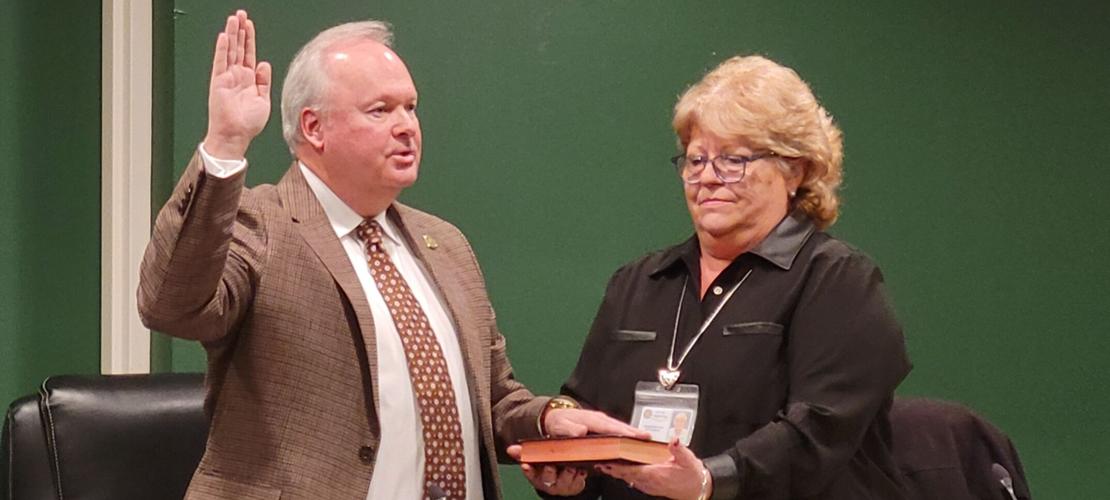 Verret takes oath as Covington Council member at large, elections ...