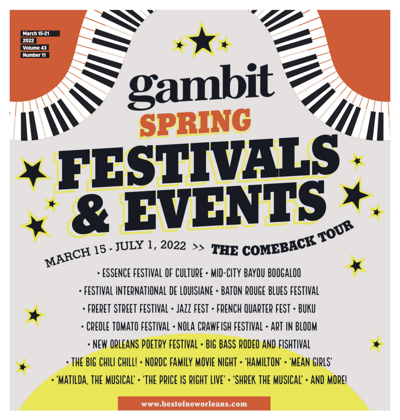 Read the latest Gambit: Previewing the spring events calendar | Events ...