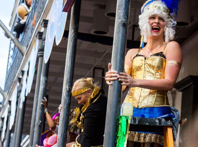 Photos: Annual 'Greasing of the Poles' event kicks off Mardi Gras ...