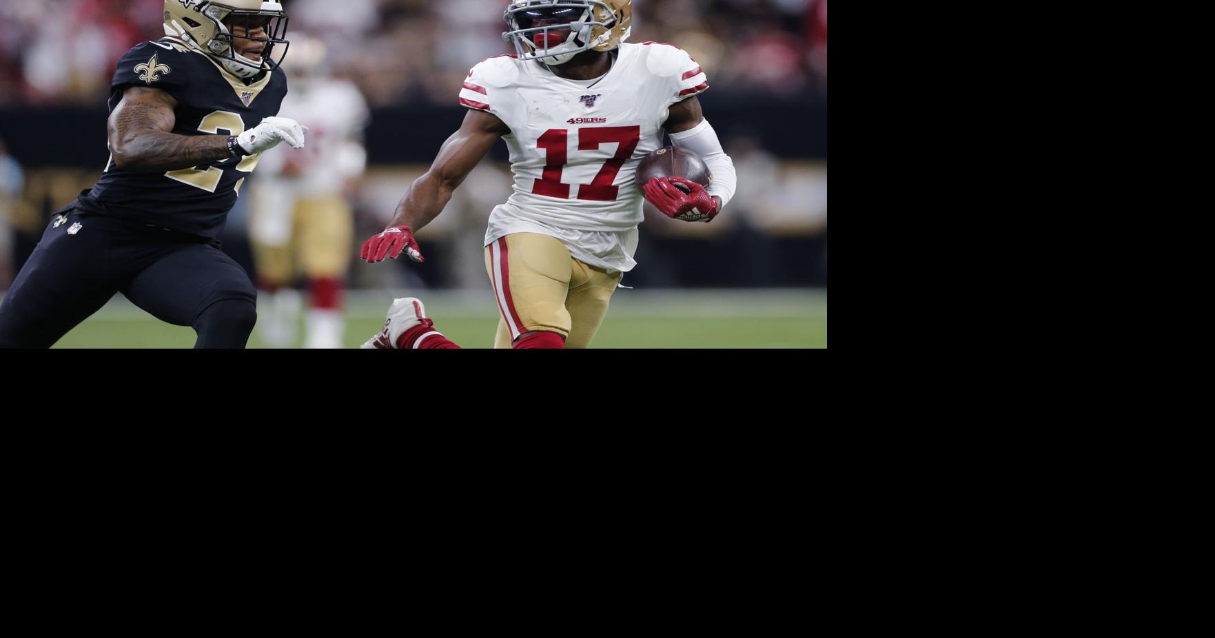 Saints WR Emmanuel Sanders has love for his old 49ers, but this week ...