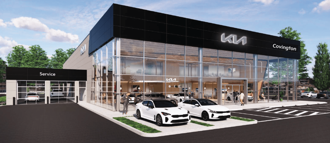Construction resumes on Kia dealership near Covington | Business News ...