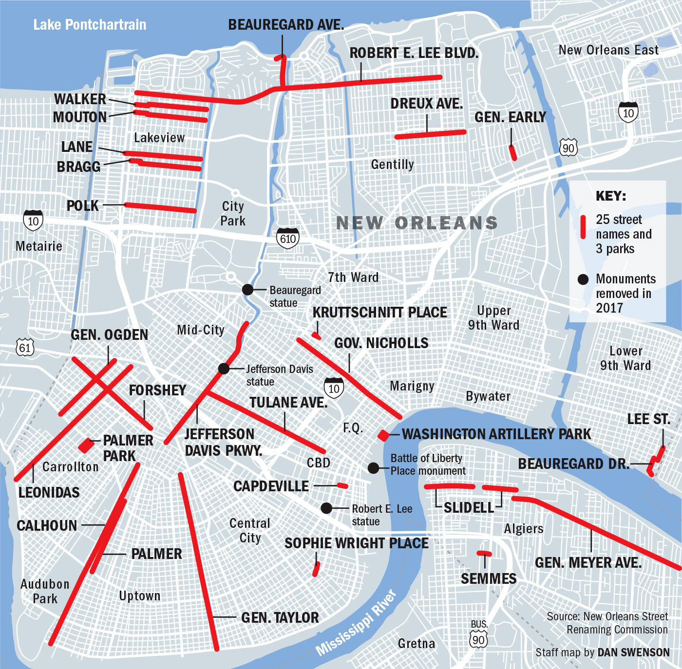 Report On New Orleans Street Renaming Lists 25 Roads Three Parks To Be Report On New Orleans Street Renaming Lists 25 Roads Three Parks To Be