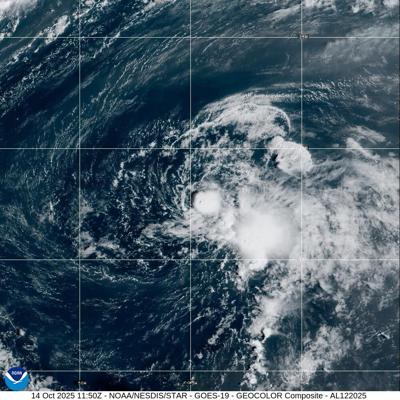 Tropical Storm Lorenzo to weaken as it makes loop at sea | Hurricane ...