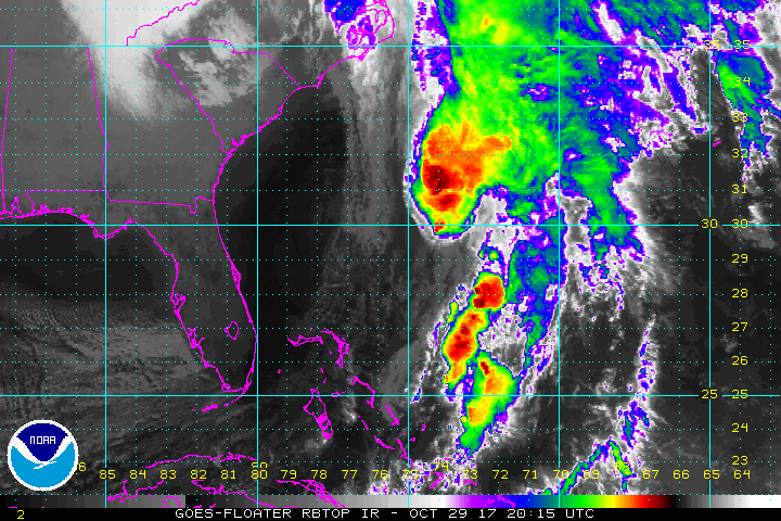 Wind shear, merger with cold front, spell end of Tropical Storm ...