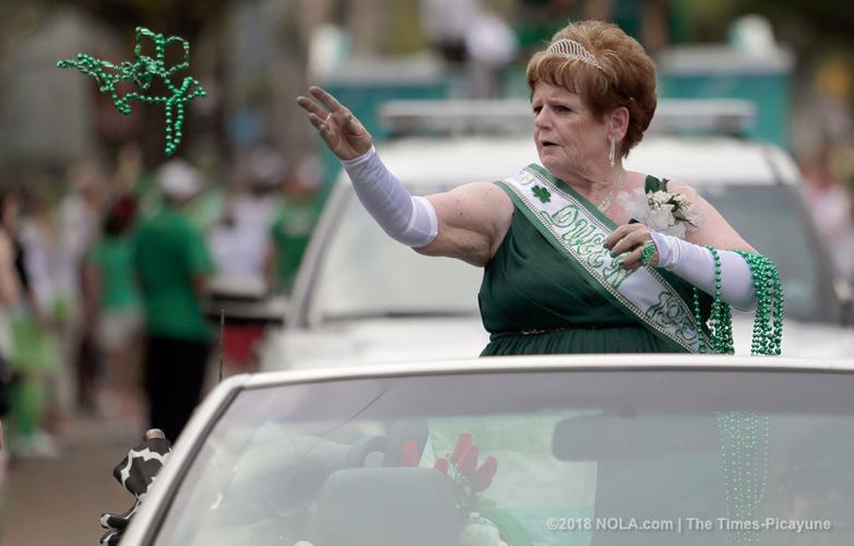 Irish Channel parade flows slowly down Magazine on St. Patrick's Day ...