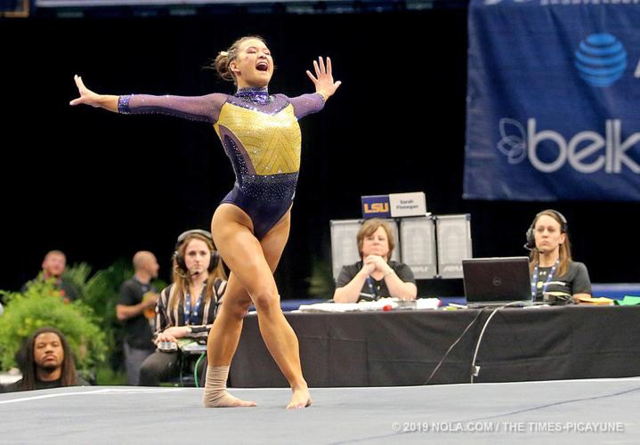 See The Photos As Lsus Sarah Finnegan Scores Perfect 10 At Sec