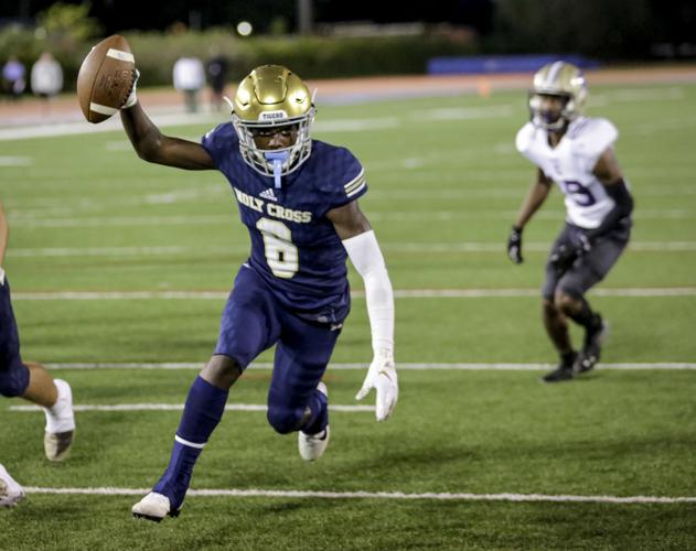 Holy Cross wideout Jalen Johnson keeps making plays no matter how ...