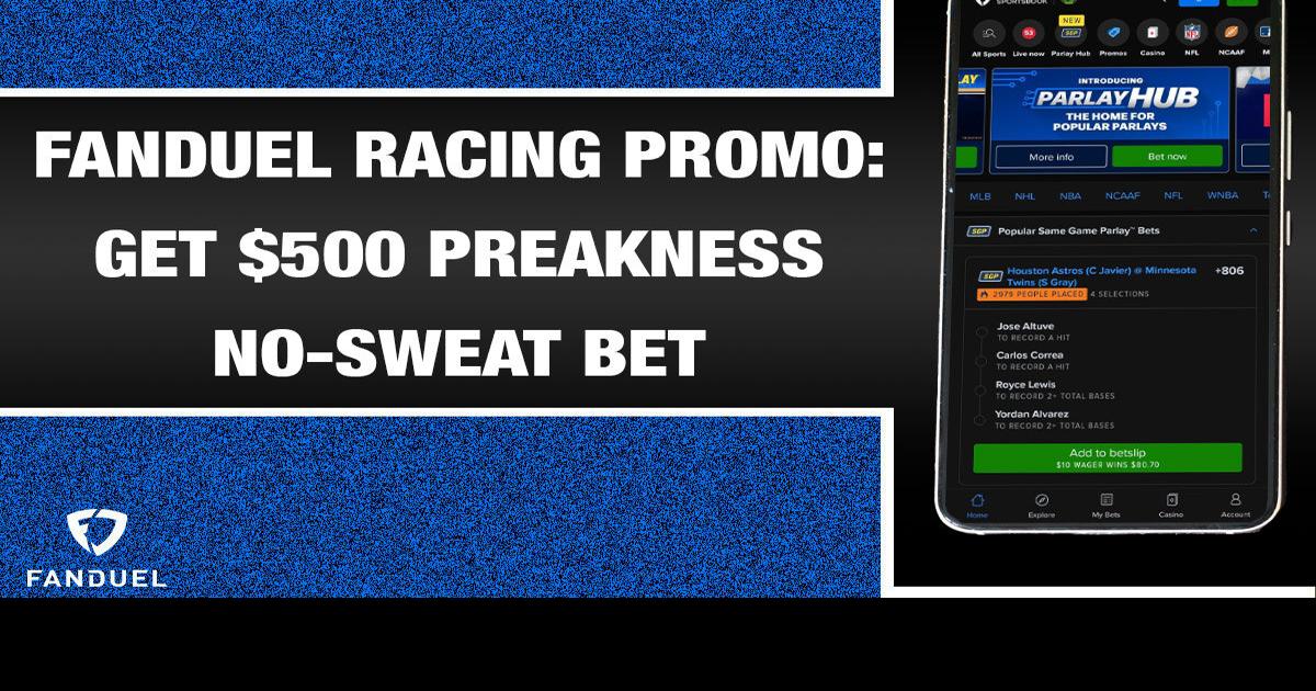 FanDuel Racing promo: Get $500 Preakness no-sweat bet | Sports Betting ...