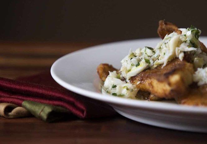 Creamy crawfish sauce, buttery crab turn ho-hum fish into delish ...