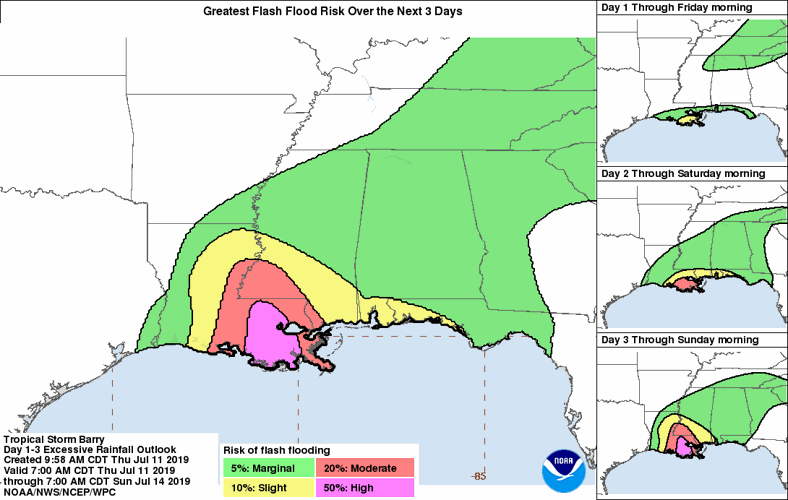 Tropical Storm Barry forms; New Orleans in watch area; see more details ...