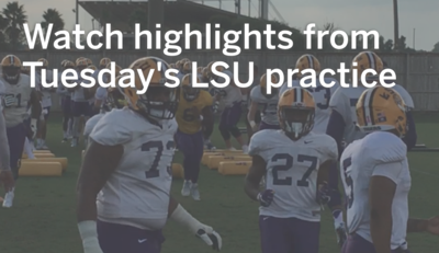Watch highlights from LSU practice on Tuesday | Sports | nola.com