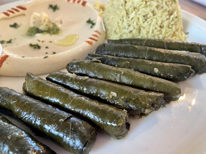 Try this Dish: Handmade stuffed grape leaves at Green Olives Cafe ...