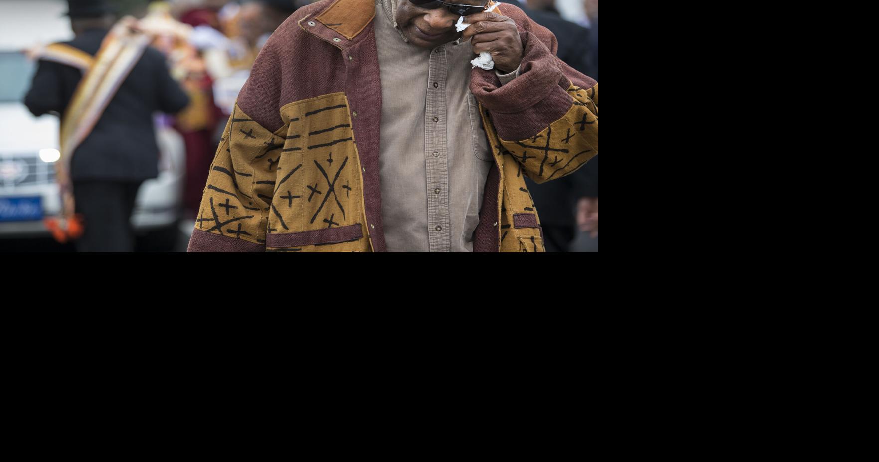 Jerome Smith at Rudy Lombard's funeral 2014 | | nola.com