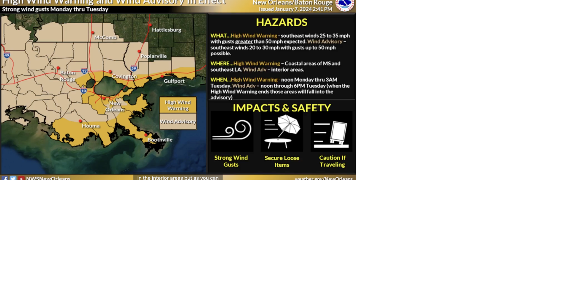 Weather forecast: How strong will winds be in Louisiana? | Weather ...