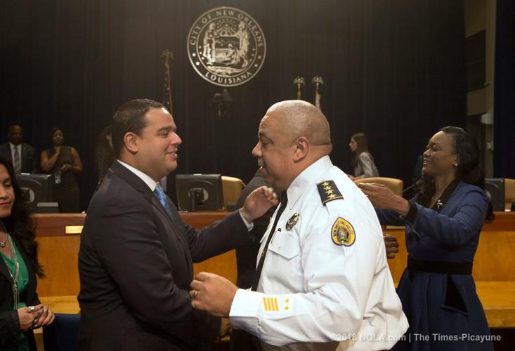 NOPD chief Michael Harrison honored during City Council meeting: See ...