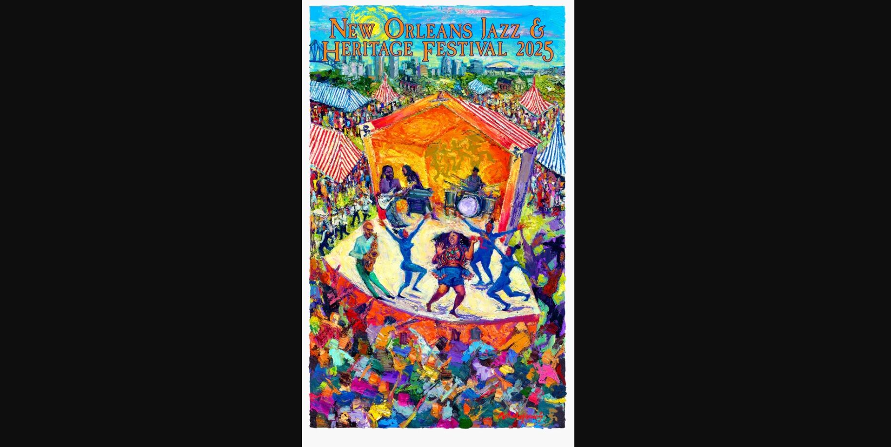 New Orleans Jazz Fest 2025 poster stars Tank and the Bangas | Arts ...
