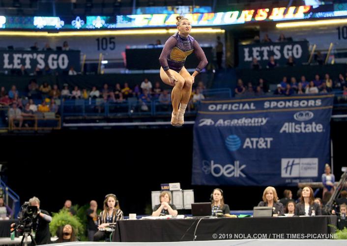 See the photos as LSU's Sarah Finnegan scores perfect 10 at SEC ...