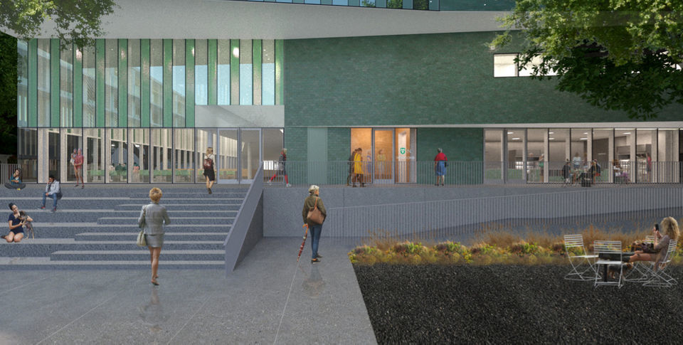 Here's a first look at Tulane's planned dining hall and commons space ...