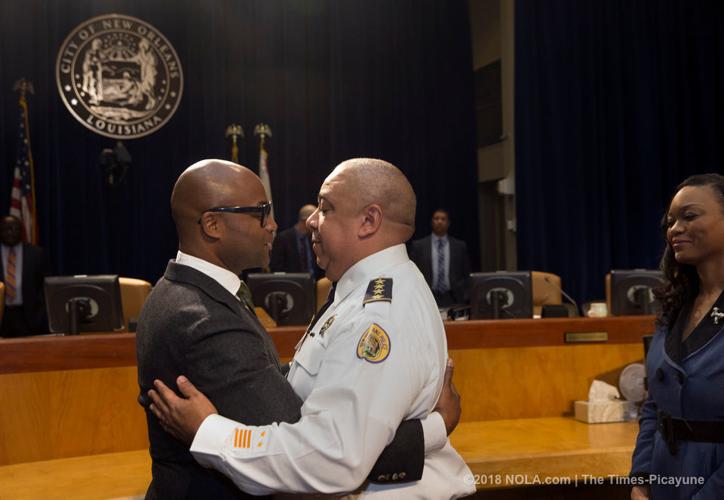 NOPD chief Michael Harrison honored during City Council meeting: See ...