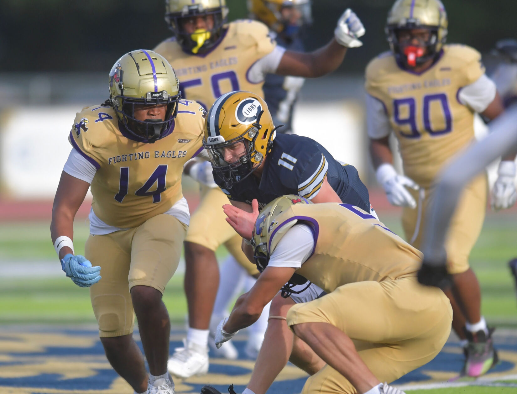 Easton wins physical spring scrimmage against Covington | St. Tammany ...