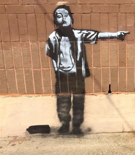 Imitation or real? Banksy-style stencil appears in New Orleans at K+10 ...
