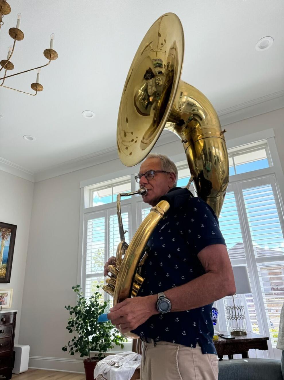 66-year-old retiree makes LSU Tiger Band playing the tuba ...