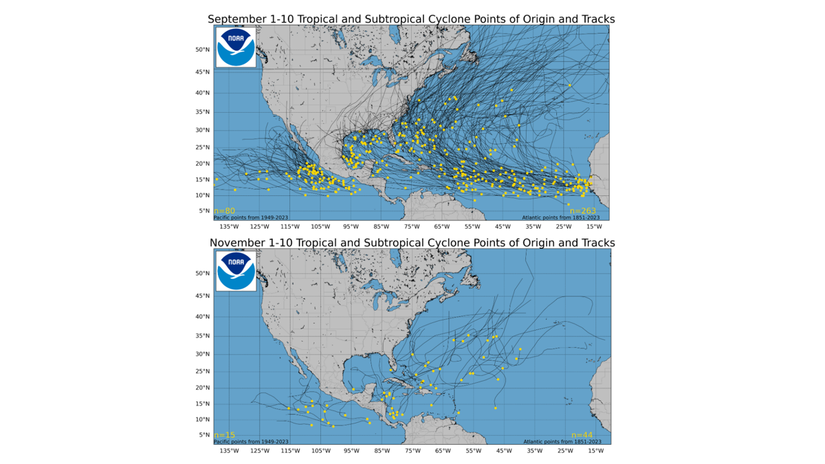 Here's a timeline of 2024 hurricane season storms, records | Hurricane ...