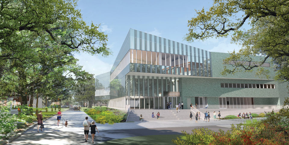 Here's a first look at Tulane's planned dining hall and commons space ...