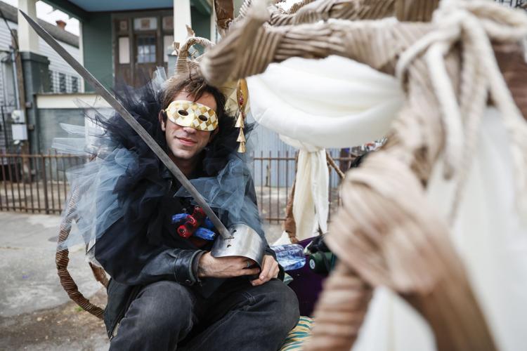 Society of St. Anne parade marches in New Orleans streets | Mardi Gras ...